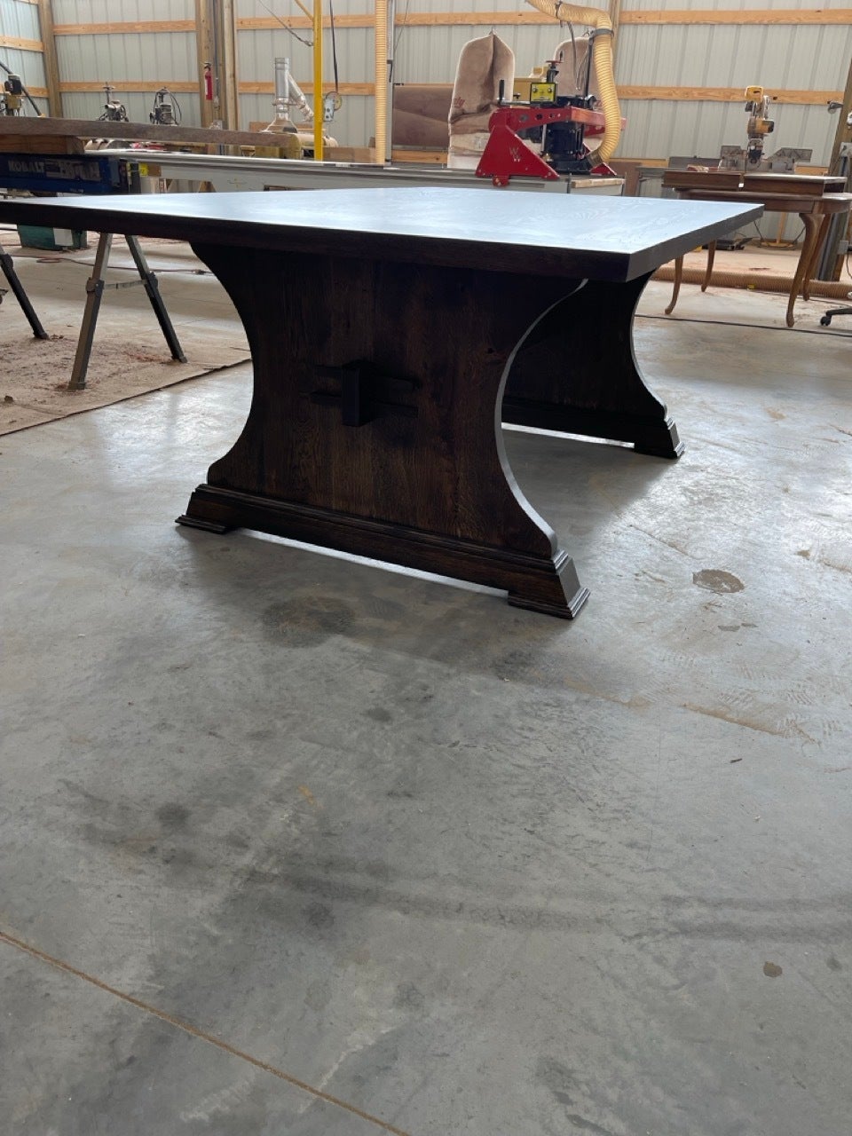 White oak keyed base dining table | The Wood Yard
